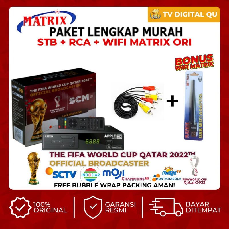 Jual Matrix Apple Merah/Silver/Kuning Super HD - STB TV Digital Youtube ...
