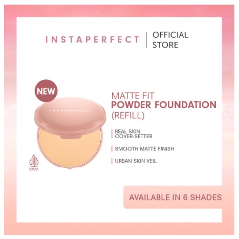 Jual Instaperfect Matte Fit Powder Foundation Refill SPF 20 PA ...