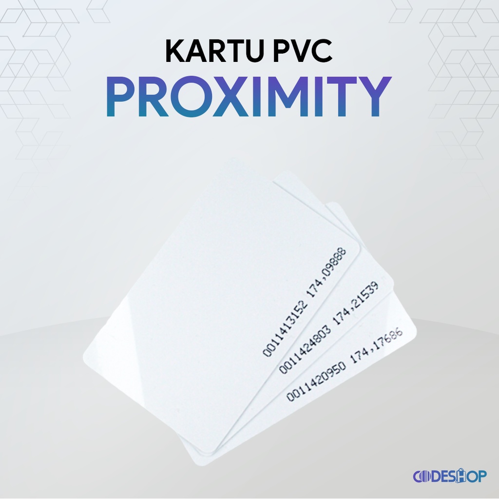 Jual KARTU RFID SMARTCARD PROXIMITY 125 KHZ KARTU SECURITY ACCESS 25 ...