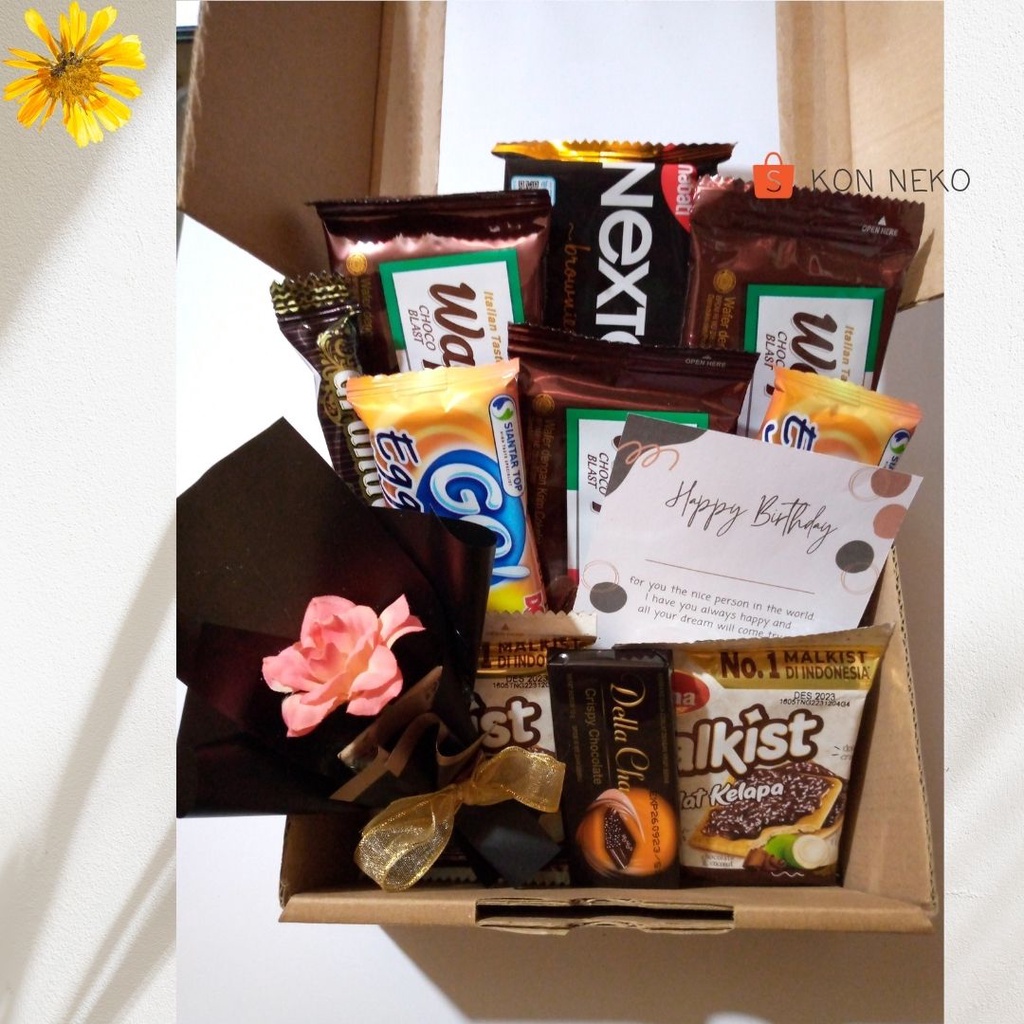 Jual HAMPERS JAJAN COKLAT/ HAMPER JAJAN / GIFT BOX / SNACK BOX / KADO ...