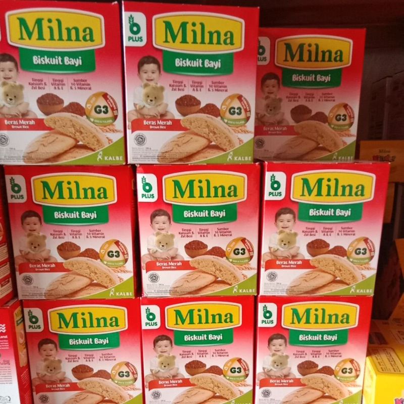 Jual MILNA BISKUIT 130GR DAN MILNA RICE CRACKER DAN MILNA PUFF ORGANIC ...