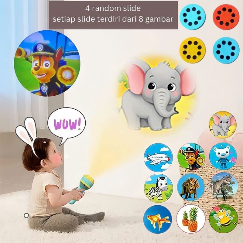 Jual SENTER PROYEKTOR ANAK | SENTER ANAK | SENTER ANAK LUCU | SENTER ...