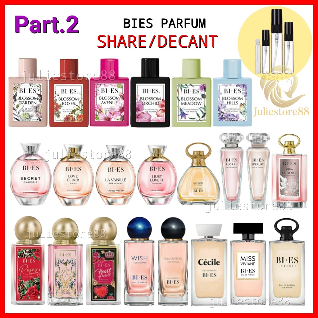 Jual (Share/Decant Part.2) BIES Perfume Bi Es Eau De Parfum Blossom ...