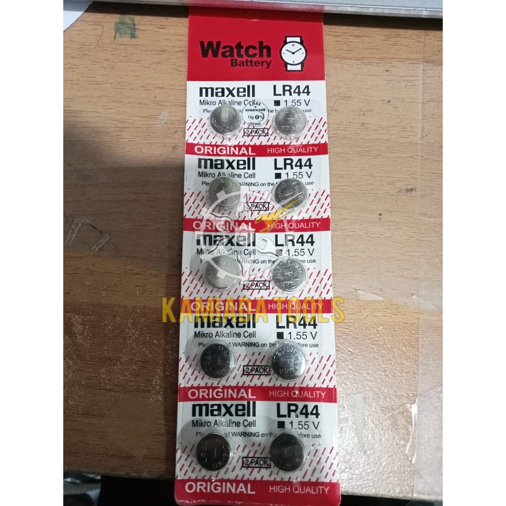 Jual Baterai Maxell LR44 AG13/Baterai Koin/Batrey LR44 | Shopee Indonesia
