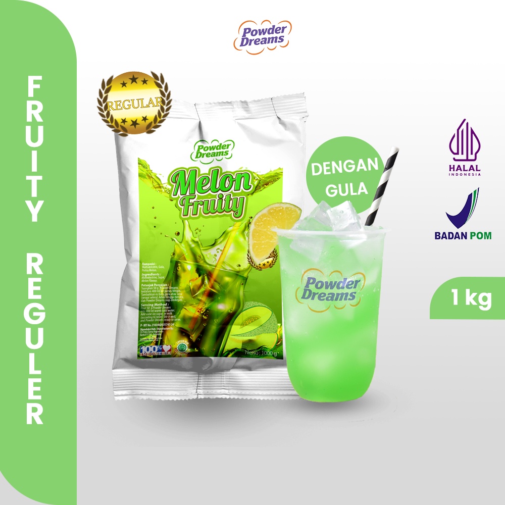 Jual Bubuk Minuman rasa Fruity Series varian REGULER kemasan 1KG ...
