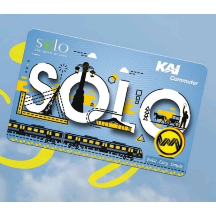 Jual Kartu KMT [KRL/COMMUTER LINE] Multi Trip, Design KOTA SOLO - The ...