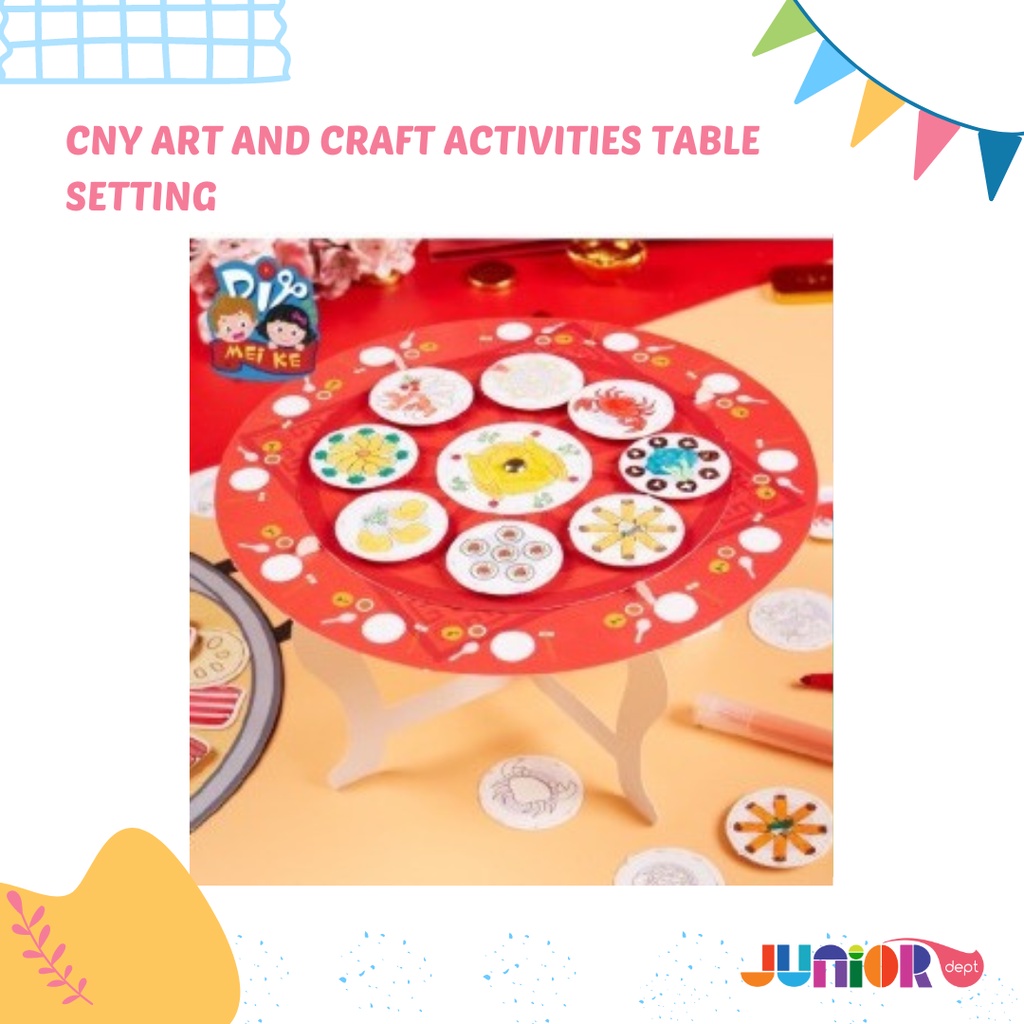 Jual CNY Art and Craft Activities Table Setting / DIY Family Dinner CNY ...