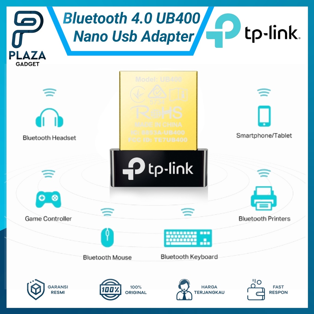 Jual TPLINK UB400 Bluetooth 4.0 Dongle Nano USB Adapter - Garansi Resmi ...