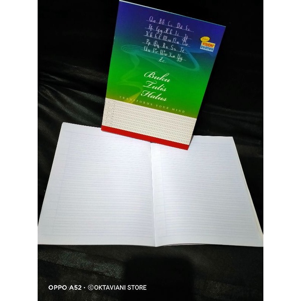 Jual BUKU MENULIS HALUS GARIS 3 VISION 38 LEMBAR | Shopee Indonesia