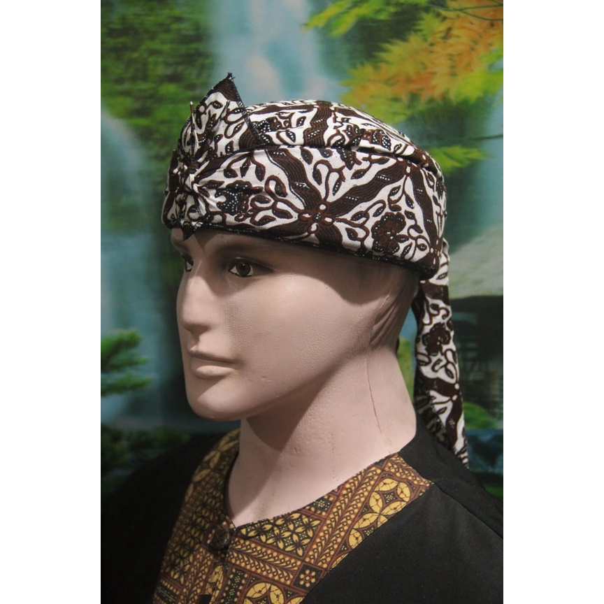 Jual IketKEPALA blankon sunda jawa tradisional model atas full tutup ...