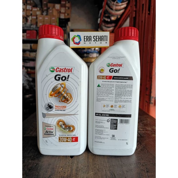 Jual "OLI CASTROL GO 1L 20W-40 ORIGINAL | Shopee Indonesia