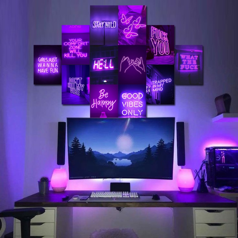 Jual Poster Dinding Aesthetic Dekorasi Kamar Deep Blue Hiasan Dinding ...