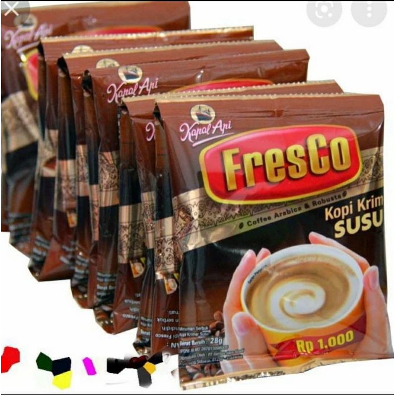 Jual KOPI FRESCO KRIM SUSU RENCENG ( 10 x 28gr) / FRESCO KOPI SUSU ...