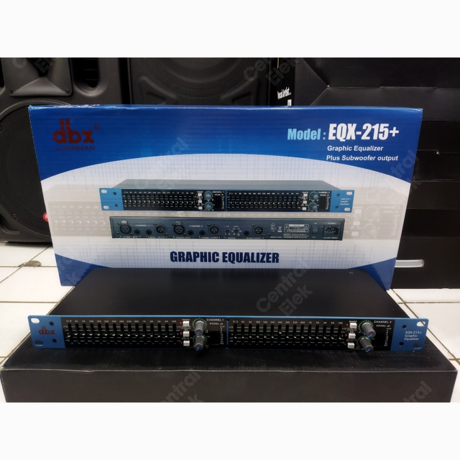 Jual equalizer dbx eqx215 / eqx 215 / eqx-215 + subwoofer grade a | Shopee Indonesia