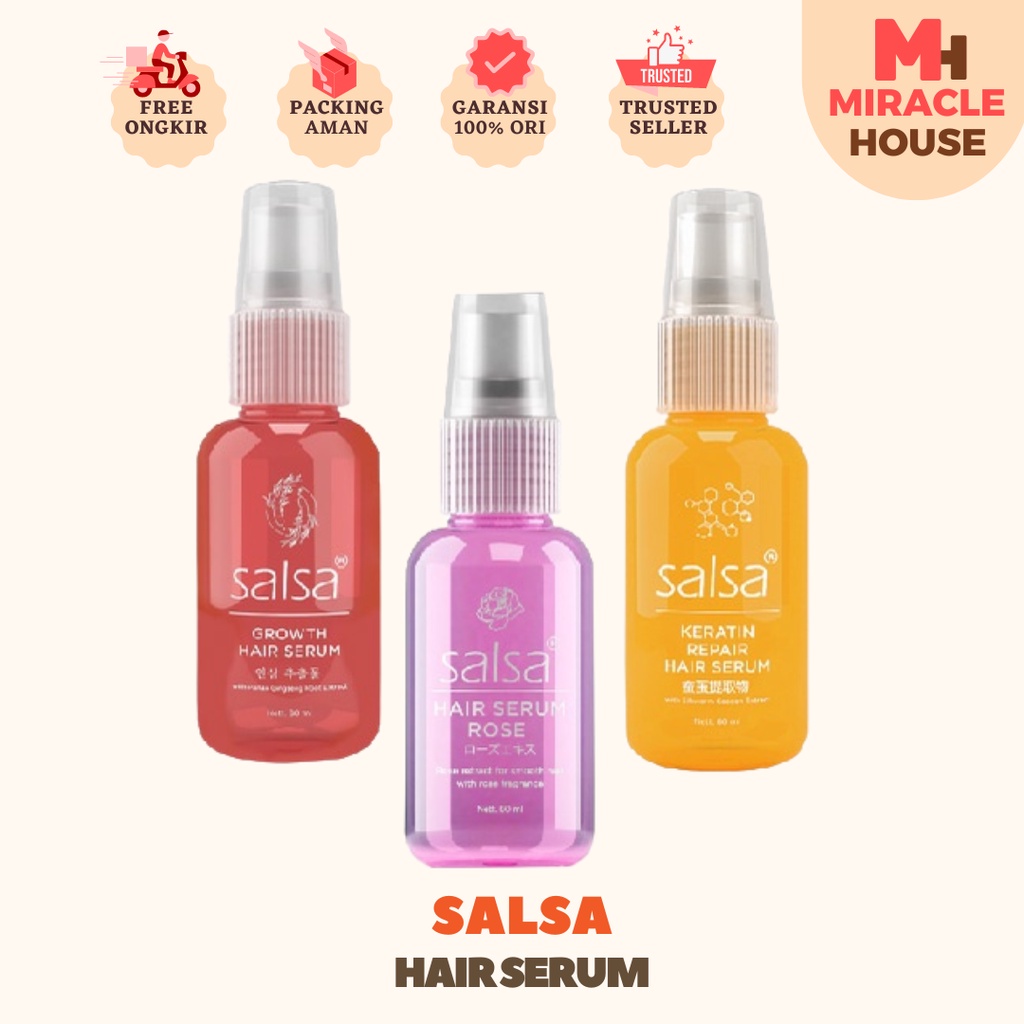 Jual SALSA Hair Serum - Spray Perawatan Rambut Keratin & Growth ...