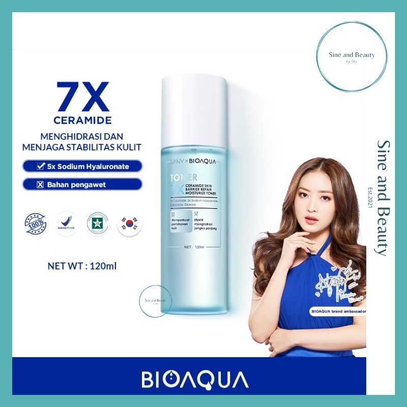 Jual BIOAQUA 7X Ceramide Skin Barrier Repair Moisturizer Toner - 120ml ...