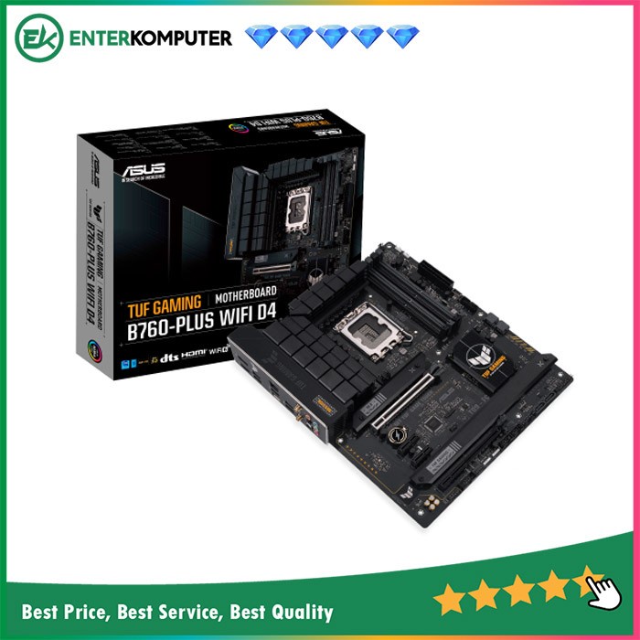 Jual Asus Tuf Gaming B760 Plus Wifi D4 Lga1700 B760 Ddr4 Usb3 2