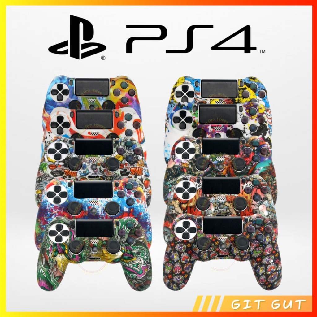 Jual PS4 Motif Graffiti Sarung Silicone Silikon Dualshock Stick ...