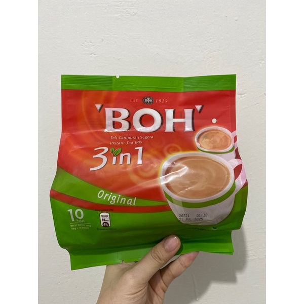 Jual BOH MILK TEA TEH SUSU INSTANT TEA MIX 3 in 1 ORIGINAL 10 SACHET ...