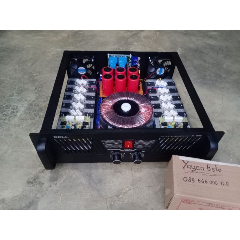 Jual POWER AMPLIFIER RAKITAN 10 AMPER CT 45V (FREE PACKING KAYU) 10A 10 ...