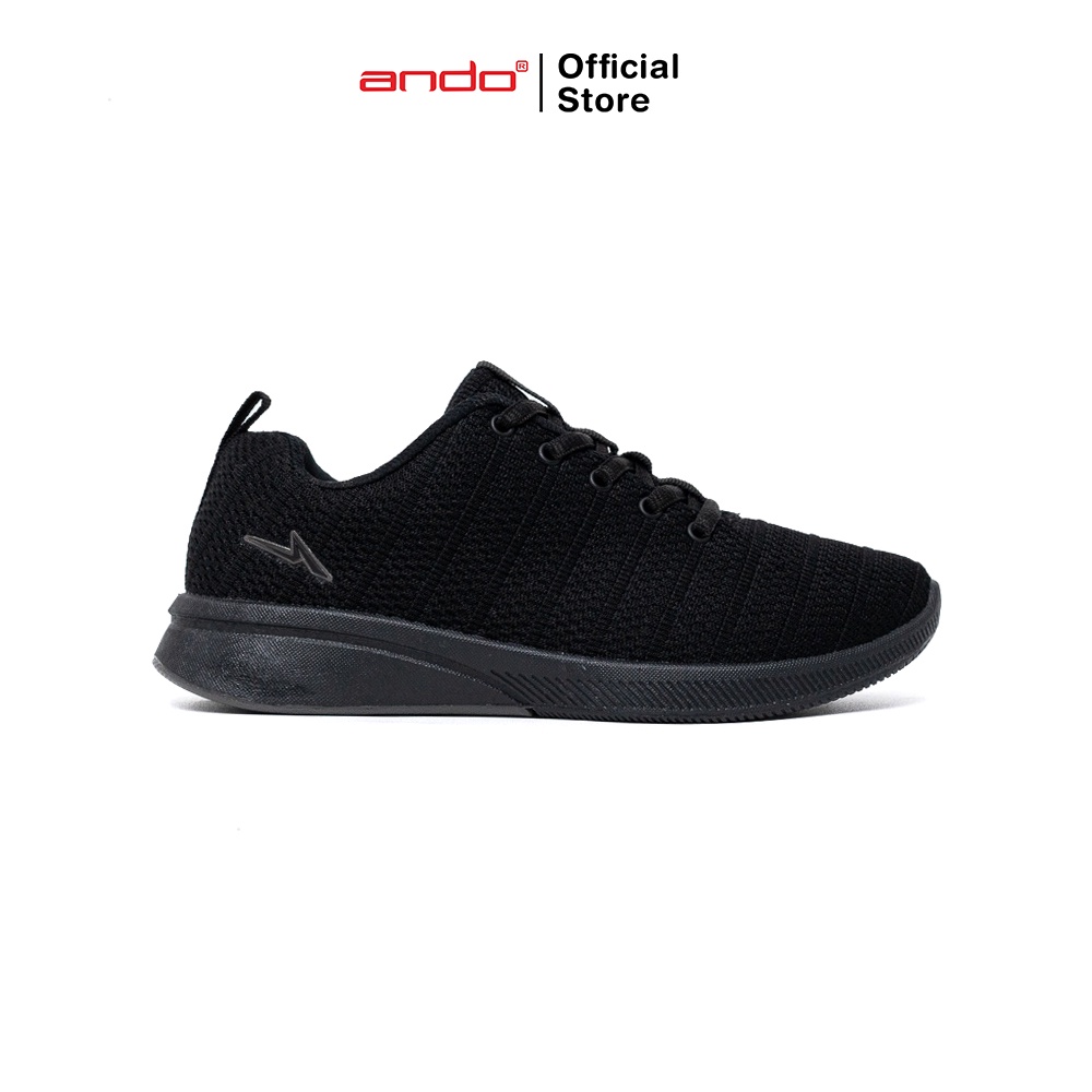 Jual Ando Official Sepatu Sneakers Saga Remaja - Hitam/Hitam | Shopee ...