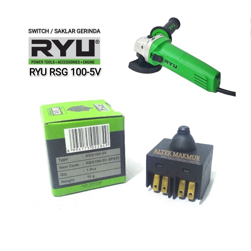 Jual RYU RSG100-5V Switch Saklar Mesin Grenda Tipe RSG100-5 V Original ...