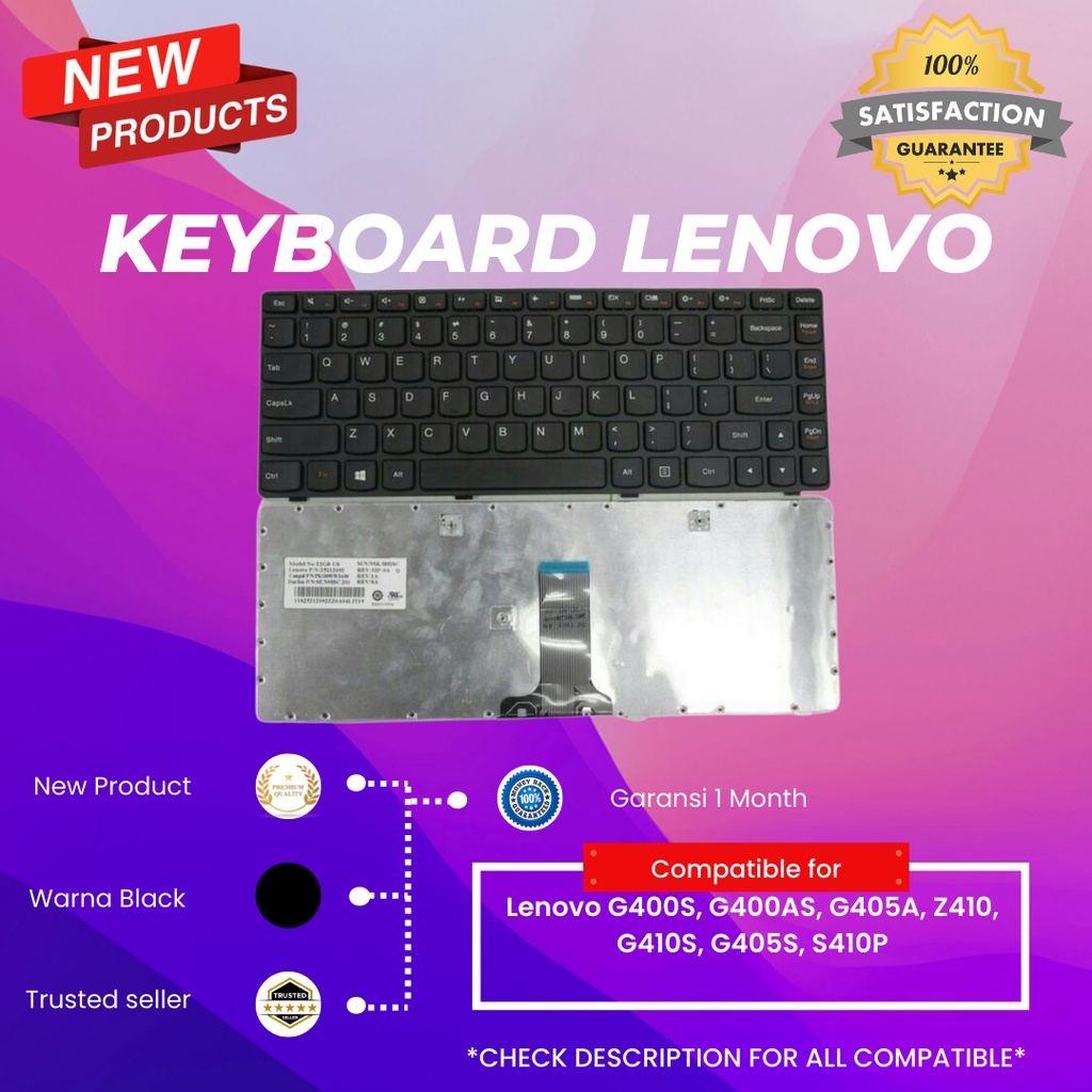 Jual Keyboard Laptop Lenovo G400, G405 Intel Series | Shopee Indonesia
