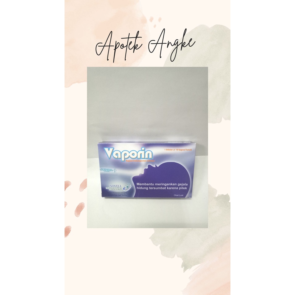 Jual Vaporin Inhalasi Liquid 10 Kapsul Per Box | Shopee Indonesia
