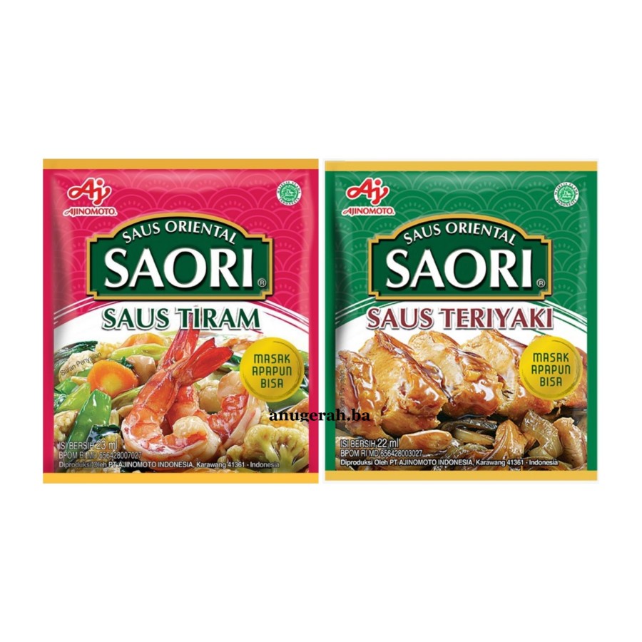 Jual Saori Saus Tiram / Saori Saos Teriyaki Sachet 1 Renceng | Shopee ...