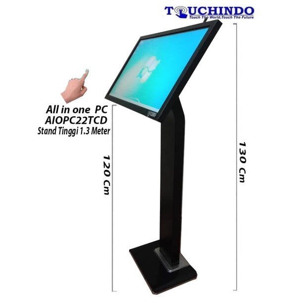 Jual All In One Pc Touchscreen 17 inch Standing Tinggi 1 Meter Lengkung ...