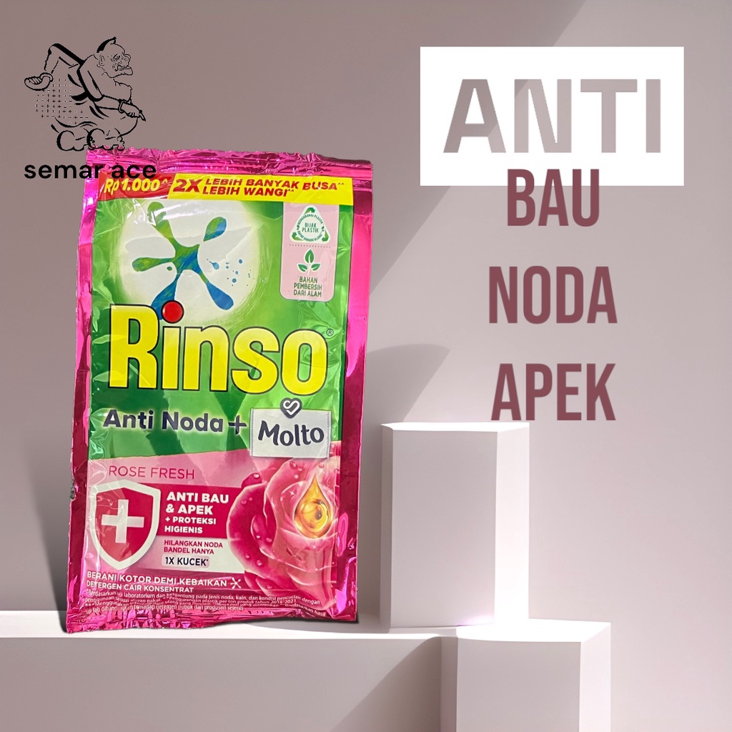 Jual RINSO CAIR SACHET 1 RENCENG ISI 6 PCS | Shopee Indonesia