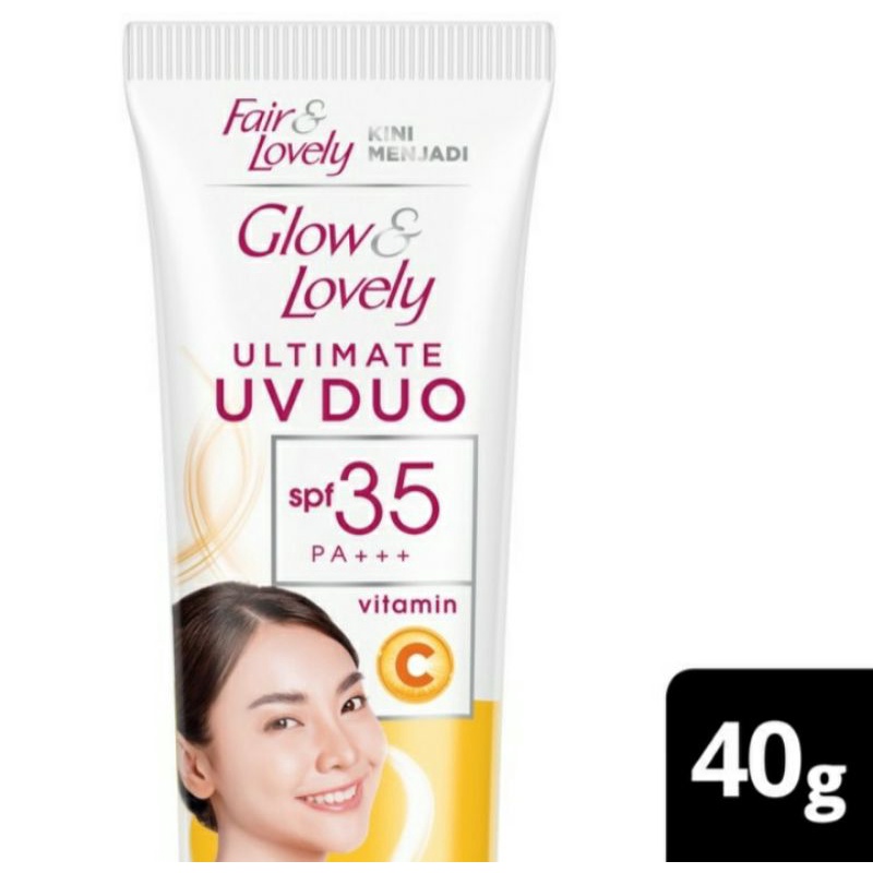 Jual Glow and Lovely Ultimate UV Duo Krim Serum Sunscreen Spf 35 PA ...