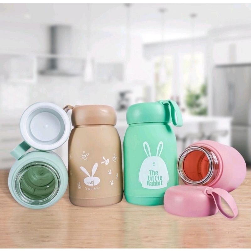 Jual (MINIMAL 100PCS) botol rabbit kaca,botol kaca rabbit pakai box ...