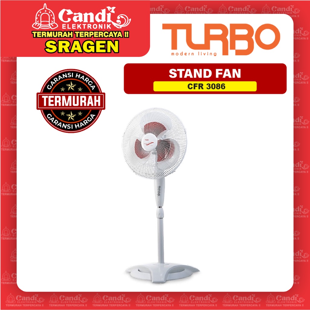 Jual STAND FAN TURBO CFR 3086 - KIPAS ANGIN BERDIRI | Shopee Indonesia
