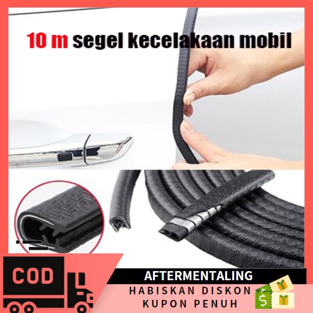 Jual 10Meter List karet Pintu List Pintu Mobil Universal Pelindung ...