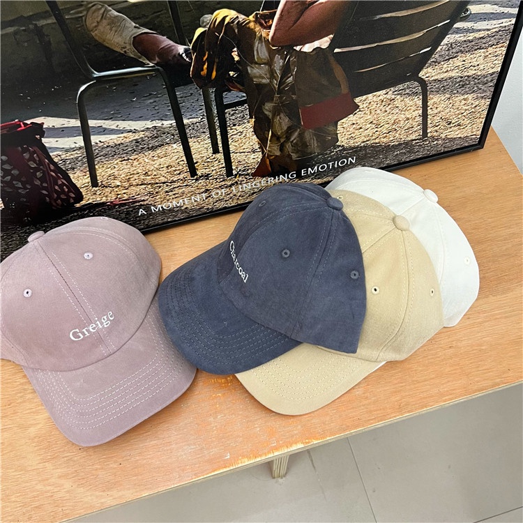 Jual [JAFA] MARI Minimalist Cap Hat / Topi Katun Style Simple Casual ...