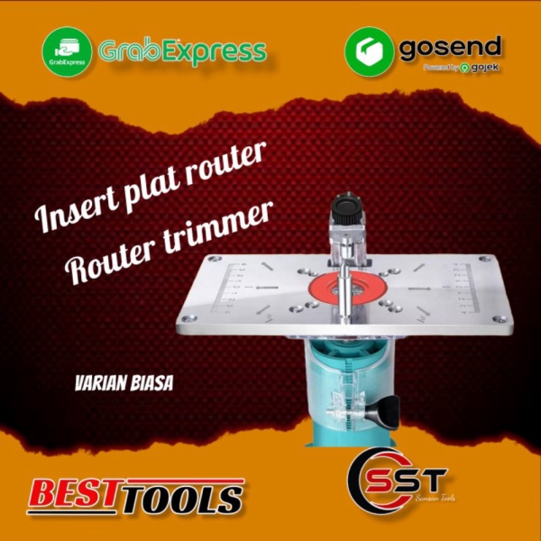 Jual Unik Router Plate Plat Table Meja Router Meja Trimmer Insert Plate ...