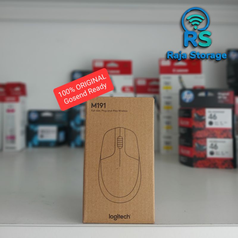 Jual Logitech M191 Wireless Mouse Original Garansi Resmi | Shopee Indonesia