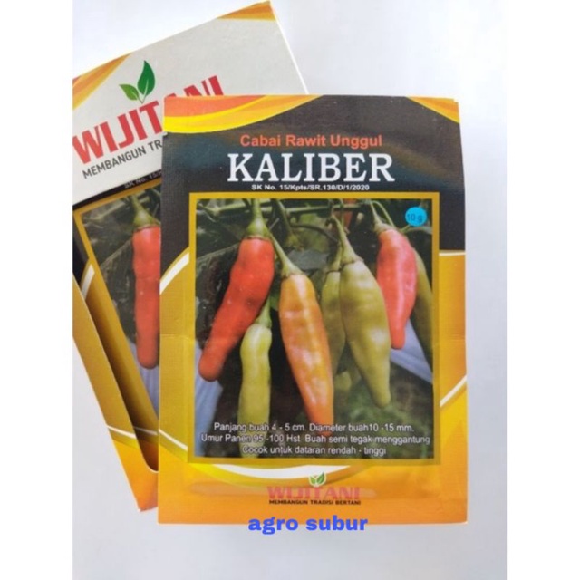 Jual Benih cabe rawit unggul KALIBER isi 10gr dari Wiji tani | Shopee ...