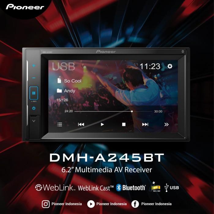 Jual Pioneer DMH-A245BT Headunit WebLink Cast Mirroring Android Iphone | Shopee Indonesia
