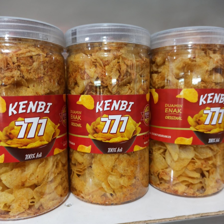 Jual Makanan Ringan Kenbi 777 Keripik Kentang Ebi Campuran UDANG KERING ...