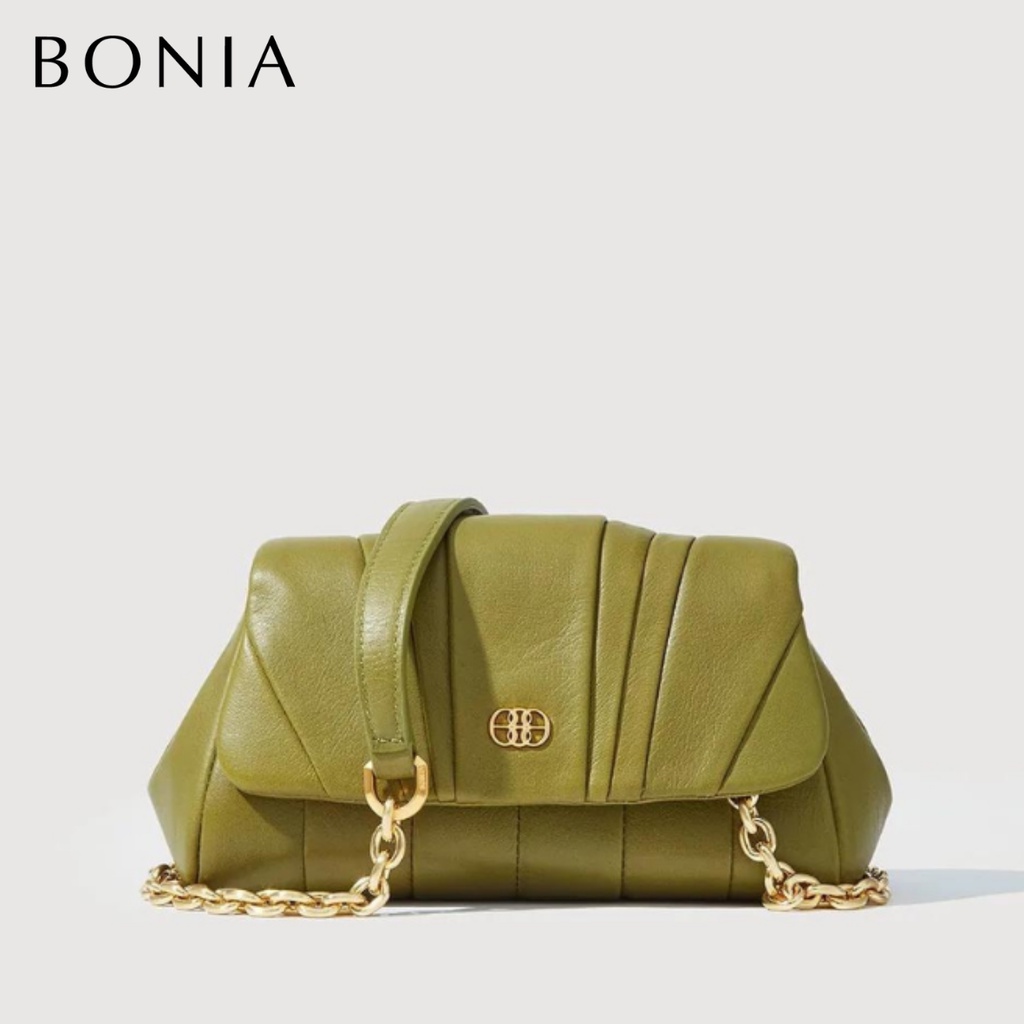 Jual Bonia - Croissant Crossbody Bag Small Green Wonder | Shopee Indonesia