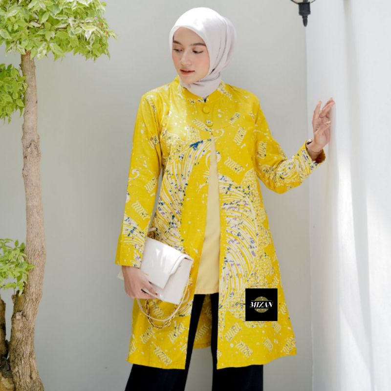 Jual COUPLE ATASAN KUNING PRIA WANITA/ COUPLE TUNIK WANITA BOLERO ...