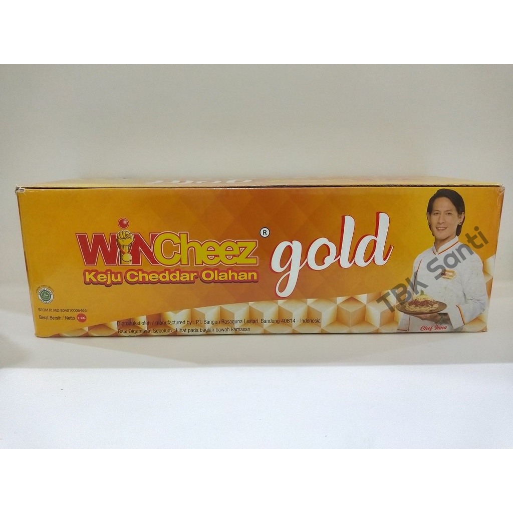 Jual Wincheez Gold | Keju Cheddar Olahan Keju Balok | 2 Kg | Shopee ...