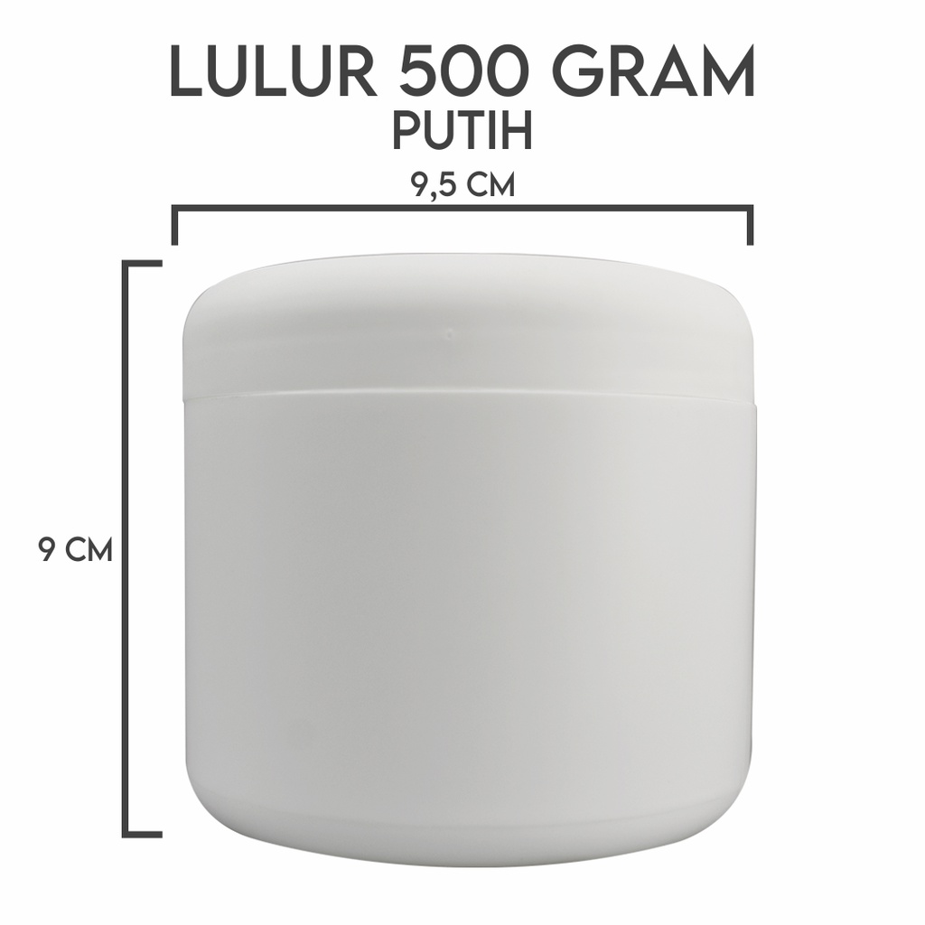 Jual LULUR 500 gr PUTIH / PUTIH / Pot Krim | Shopee Indonesia
