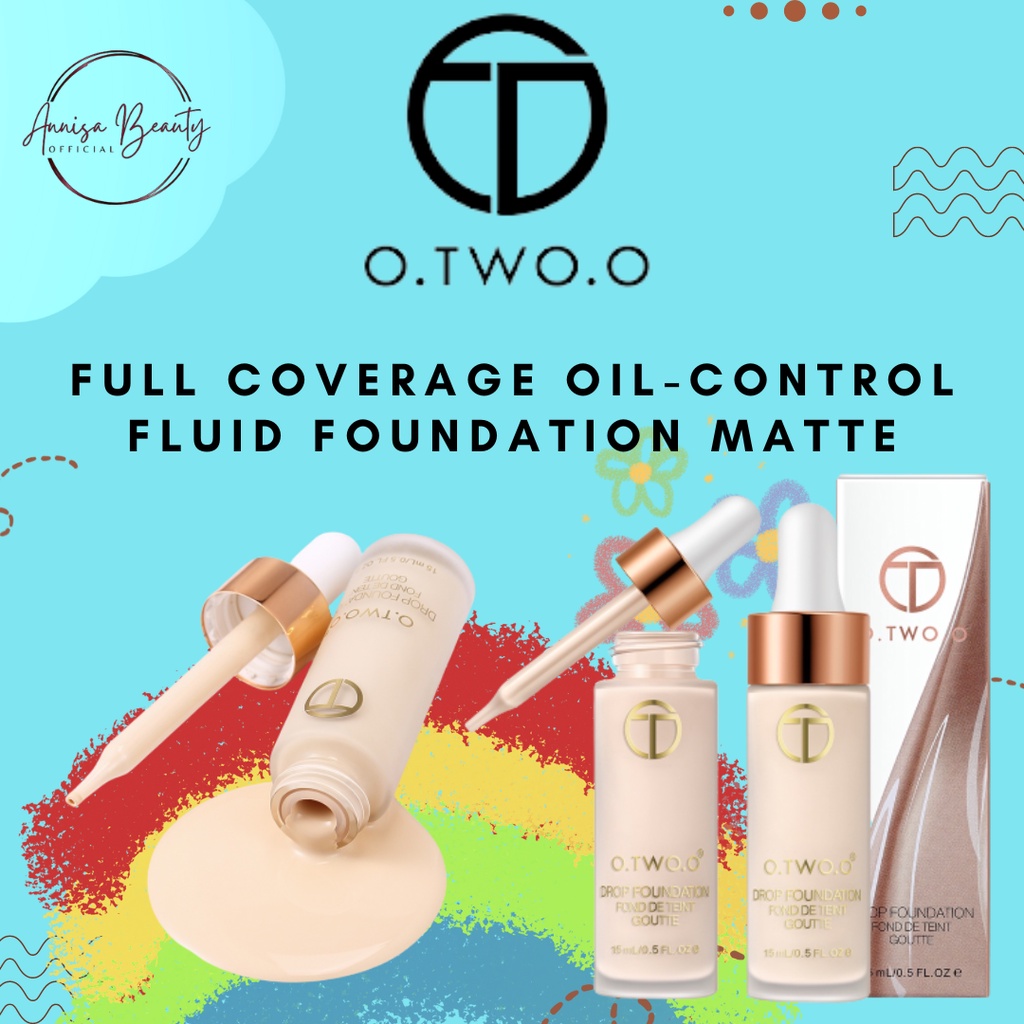 Jual [100%ORIGINAL][READY]O.TWO.O Full Coverage Oil-control Fluid ...