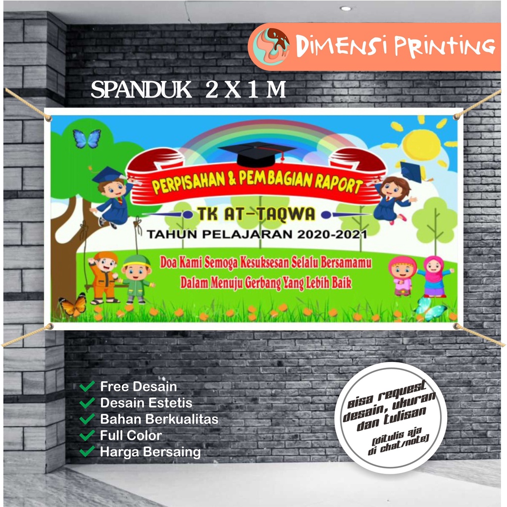 Jual spanduk wisuda / spanduk perpisahan / spanduk wisuda anak / banner ... Jual spanduk wisuda / spanduk perpisahan / spanduk wisuda anak / banner ...