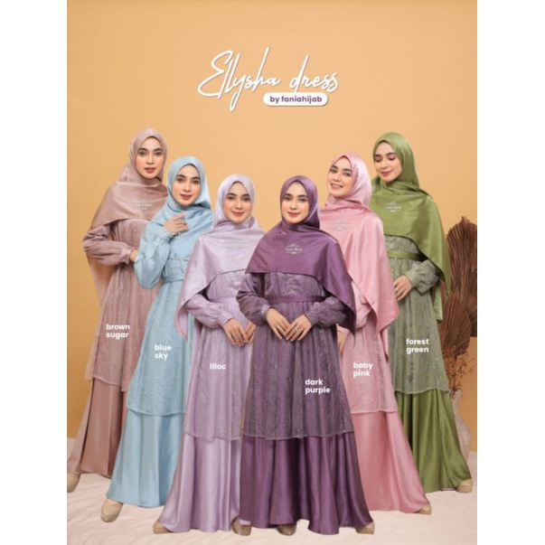 Jual DEFECT/RIJEK ELLYSHA DRESS/BY FANIA HIJAB | Shopee Indonesia