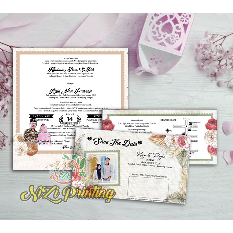 Jual UNDANGAN PERNIKAHAN RIZKI 35 FREE DIGITAL VIDEO | Shopee Indonesia