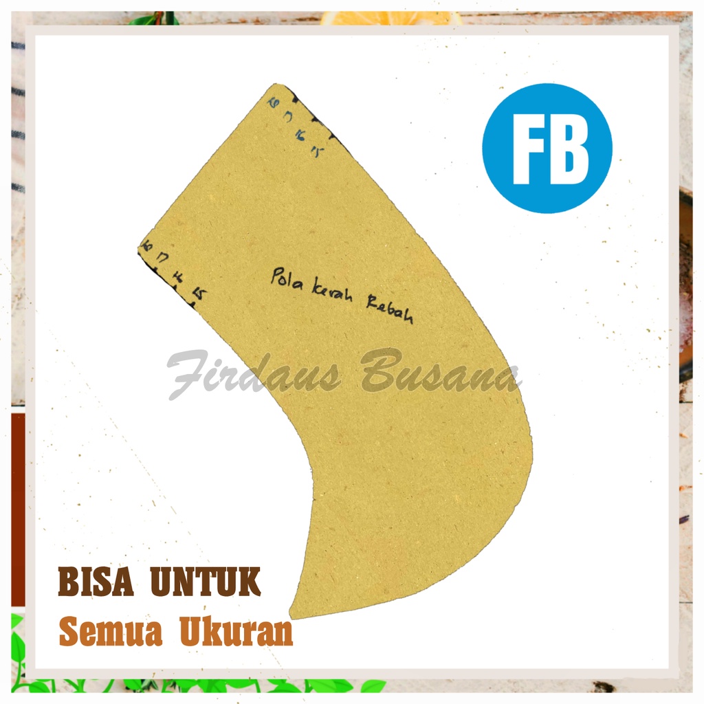 Jual 【COD】Pola Kerah Rebah Depan Wanita Dewasa | Pola Kerah Baju | Pola Instan | Pola Jiplak ...